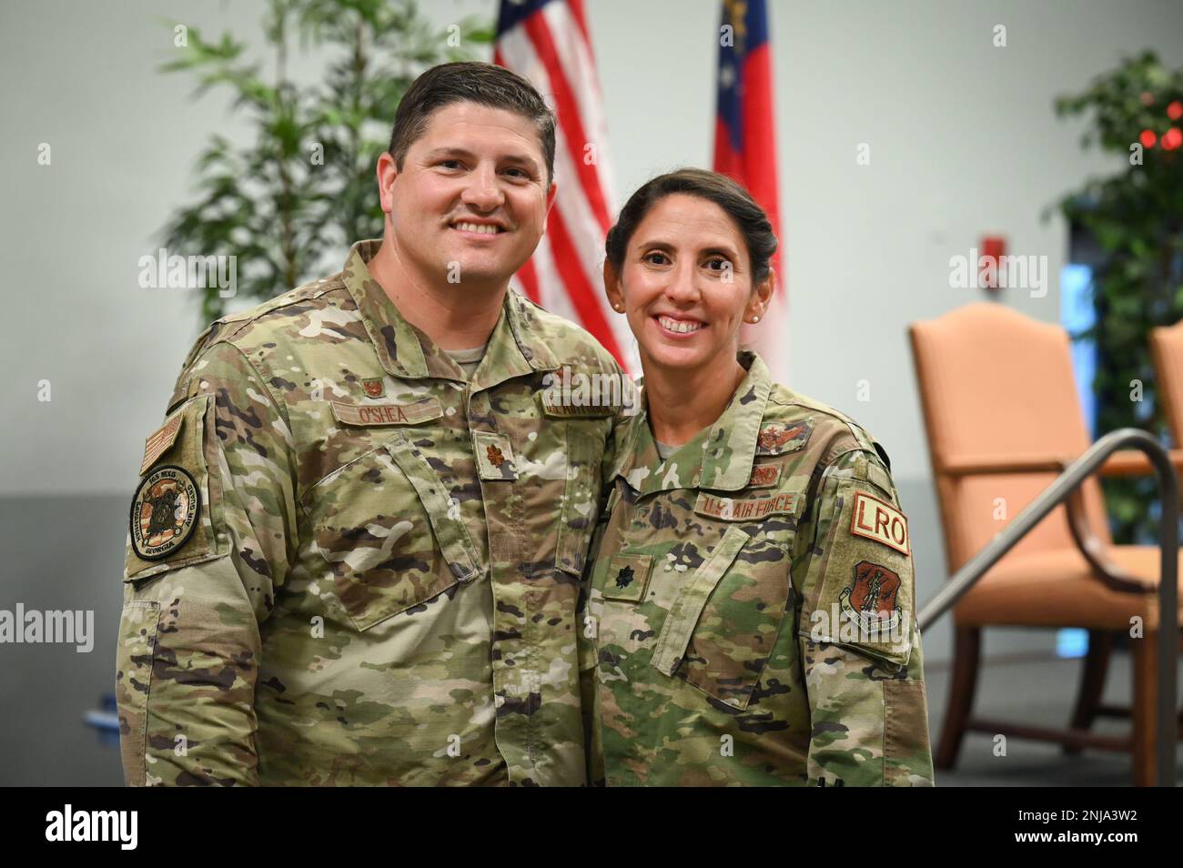U.S. Air Force Lt. Col. Ilena O’Shea, incoming commander of the 165th ...