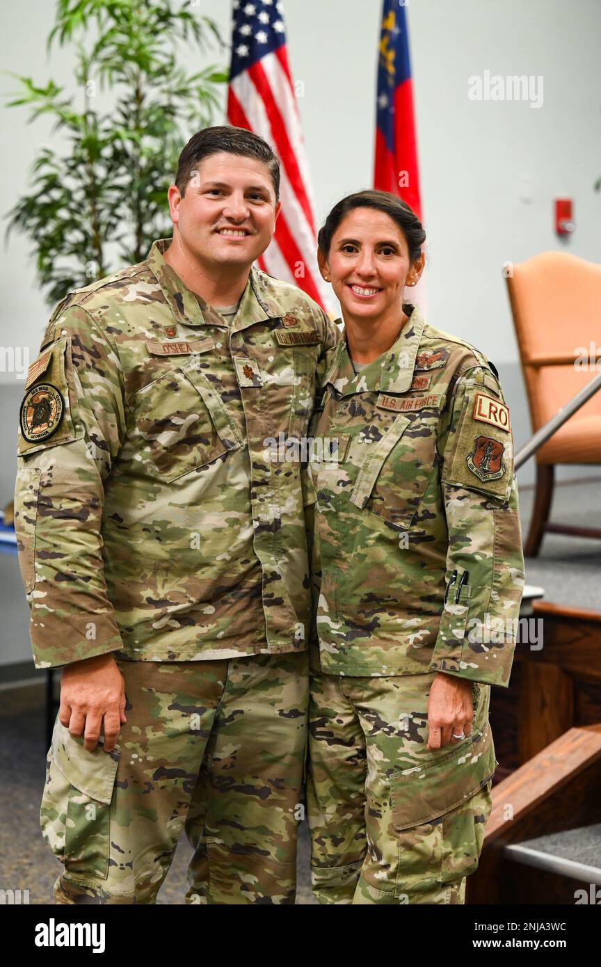 U.S. Air Force Lt. Col. Ilena O’Shea, incoming commander of the 165th ...