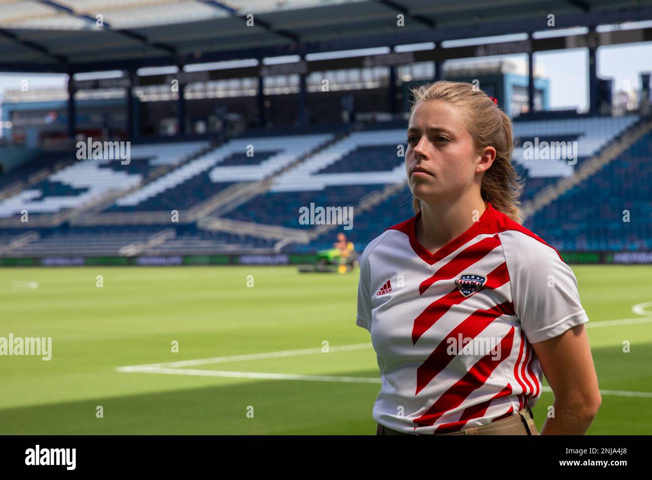 Cpt. Lauren McGovern, a special staff officer with the 1st Infantry ...