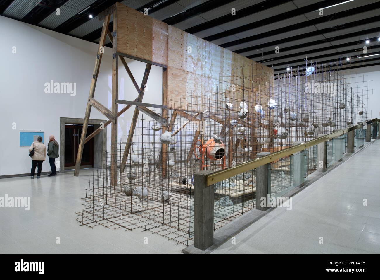 Installation view of Studio Apparatus for Kunsthalle Munster, Mike ...