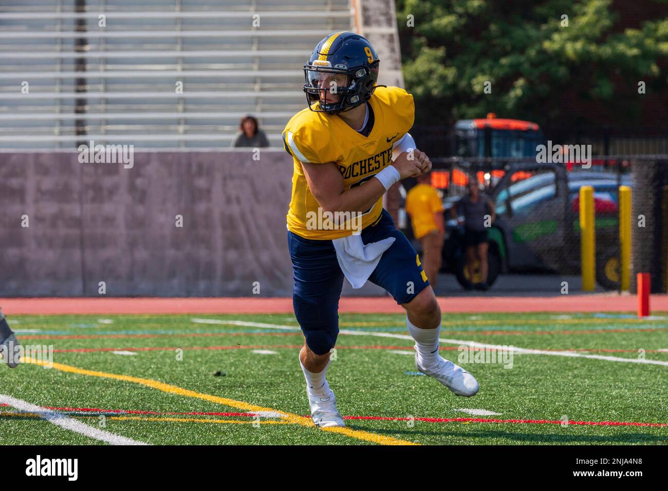 September 17, 2022: University of Rochester quarterback Ryan Rose (9 ...