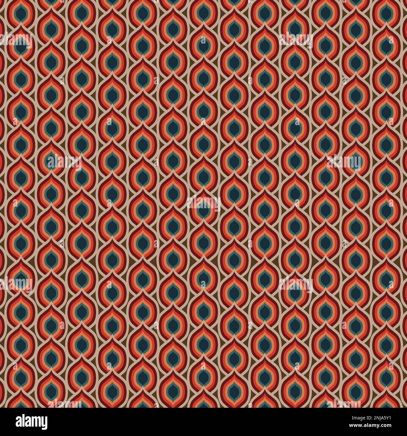 Pattern 1970s hi-res stock photography and images - Alamy