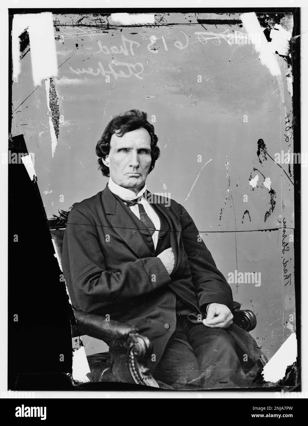 Portrait of Hon. Thaddeus Stevens from Pennsylvania, part of the Brady ...