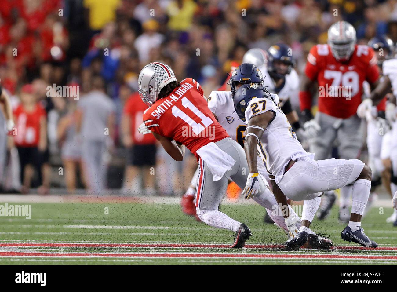 COLUMBUS, OH - SEPTEMBER 17: Ohio State Buckeyes wide receiver Jaxon ...