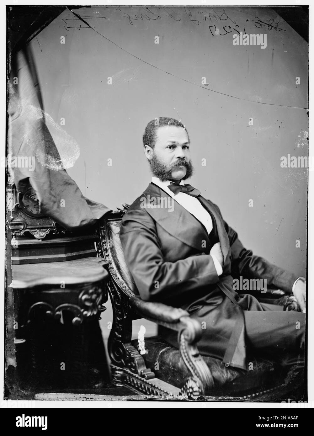 Portrait of Hon. Jefferson Franklin Long, a U.S. Congressman from ...