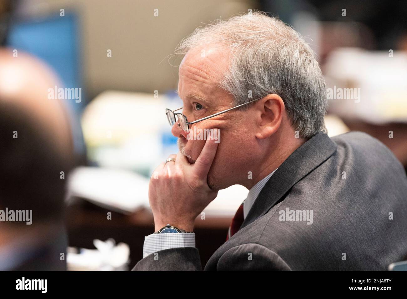 Prosecutor Creighton Waters listens during witness testimony of Alex ...