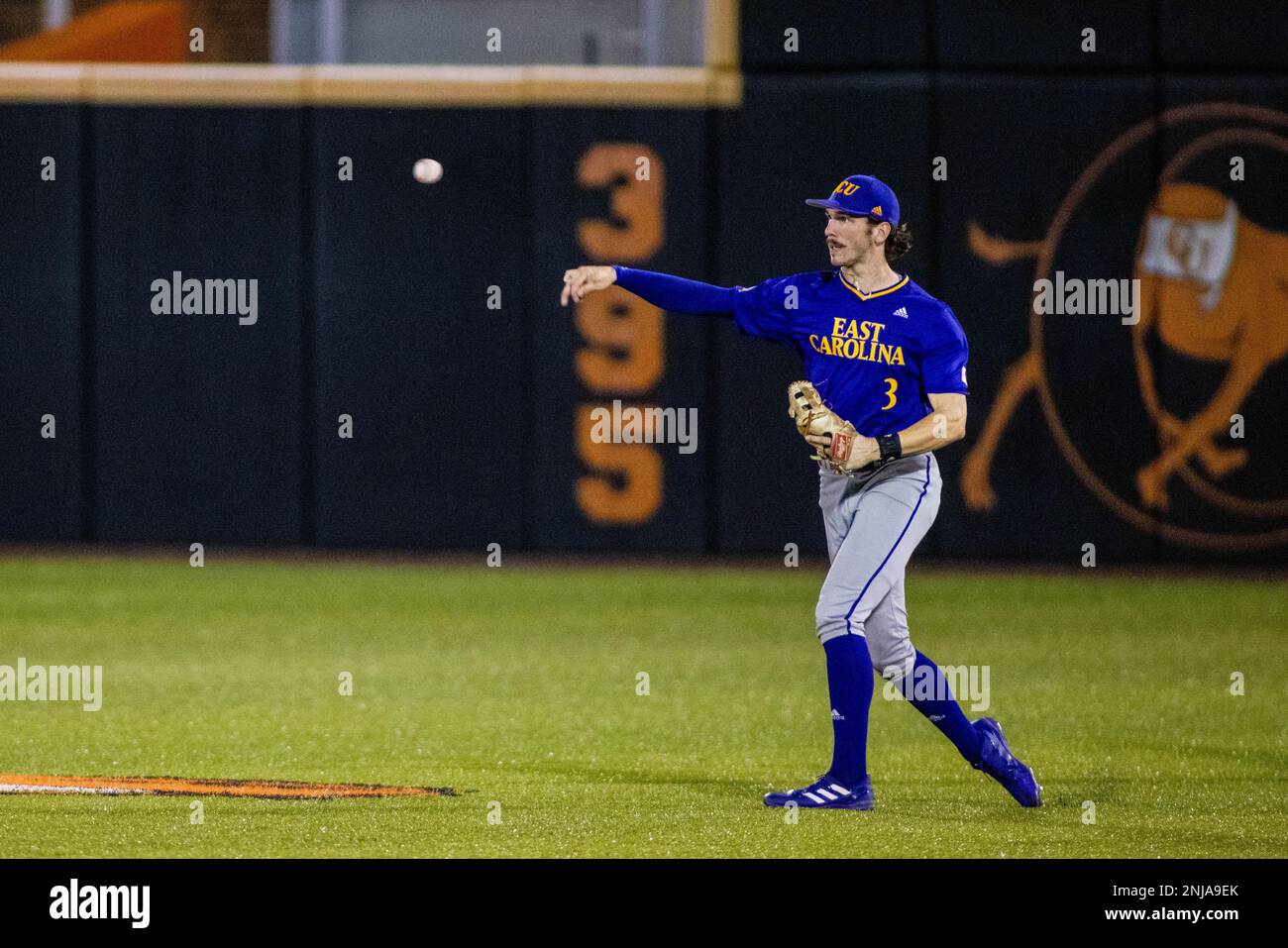 Buies Creek, NC, USA. 21st Feb, 2023. East Carolina Pirates utility ...