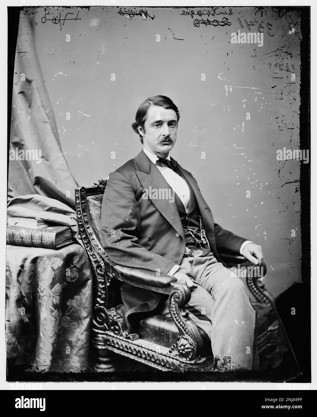Portrait of Hon. Wm. Sprague, a politician from Rhode Island, featured ...