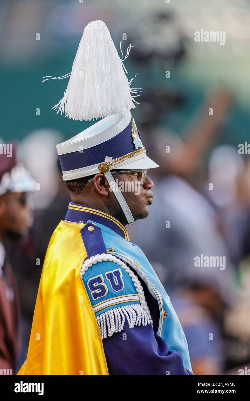 ARLINGTON, TX - SEPTEMBER 17: A member of the Southern University ...