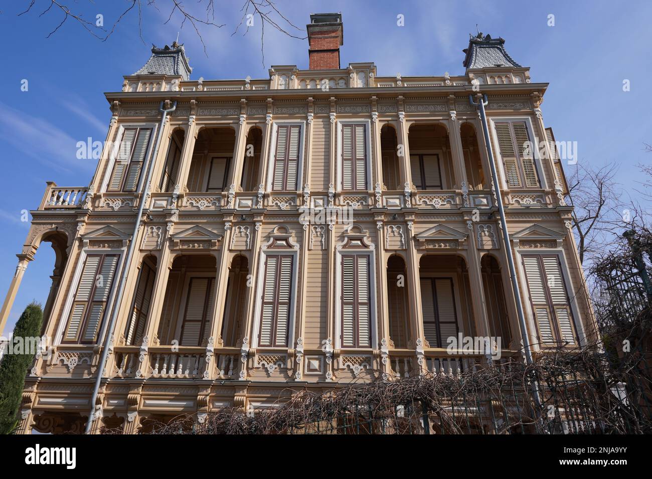 Old building in Buyuk Ada, Istanbul City, Turkiye Stock Photo - Alamy