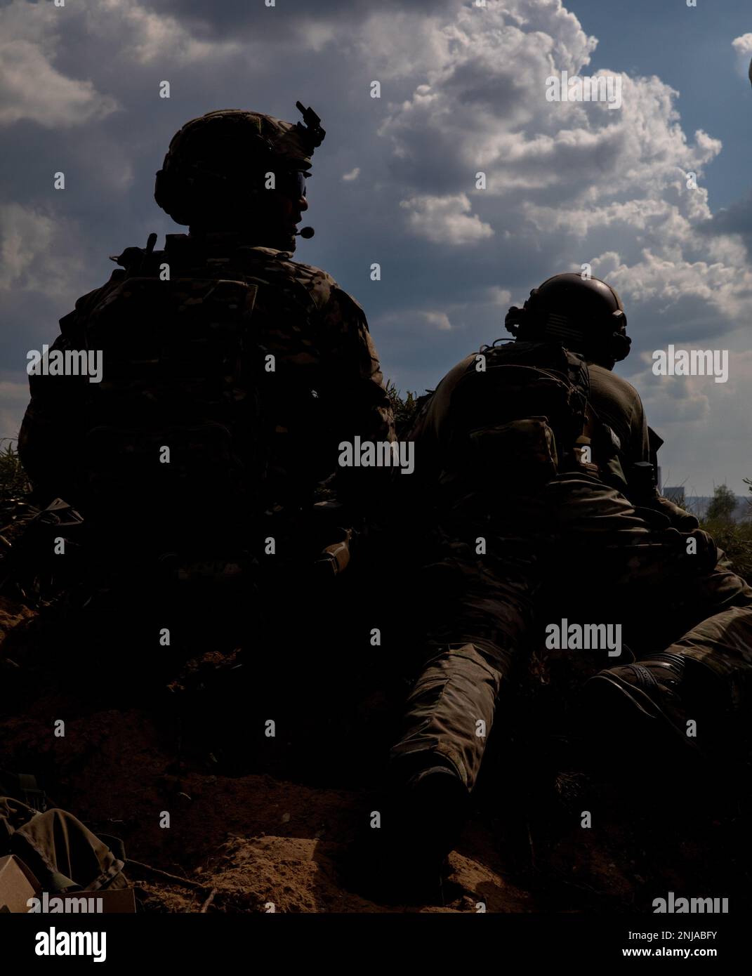 Operators from the 20th Special Forces Group provide fire support to an ...