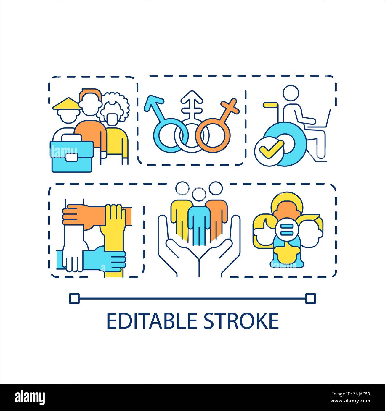 Diversity in workforce Stock Vector Images - Alamy