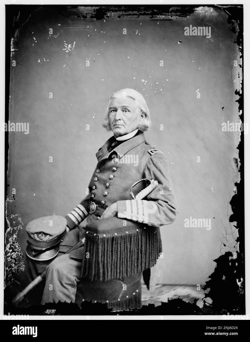 Portrait of Captain French Forrest, a Confederate States Navy officer ...