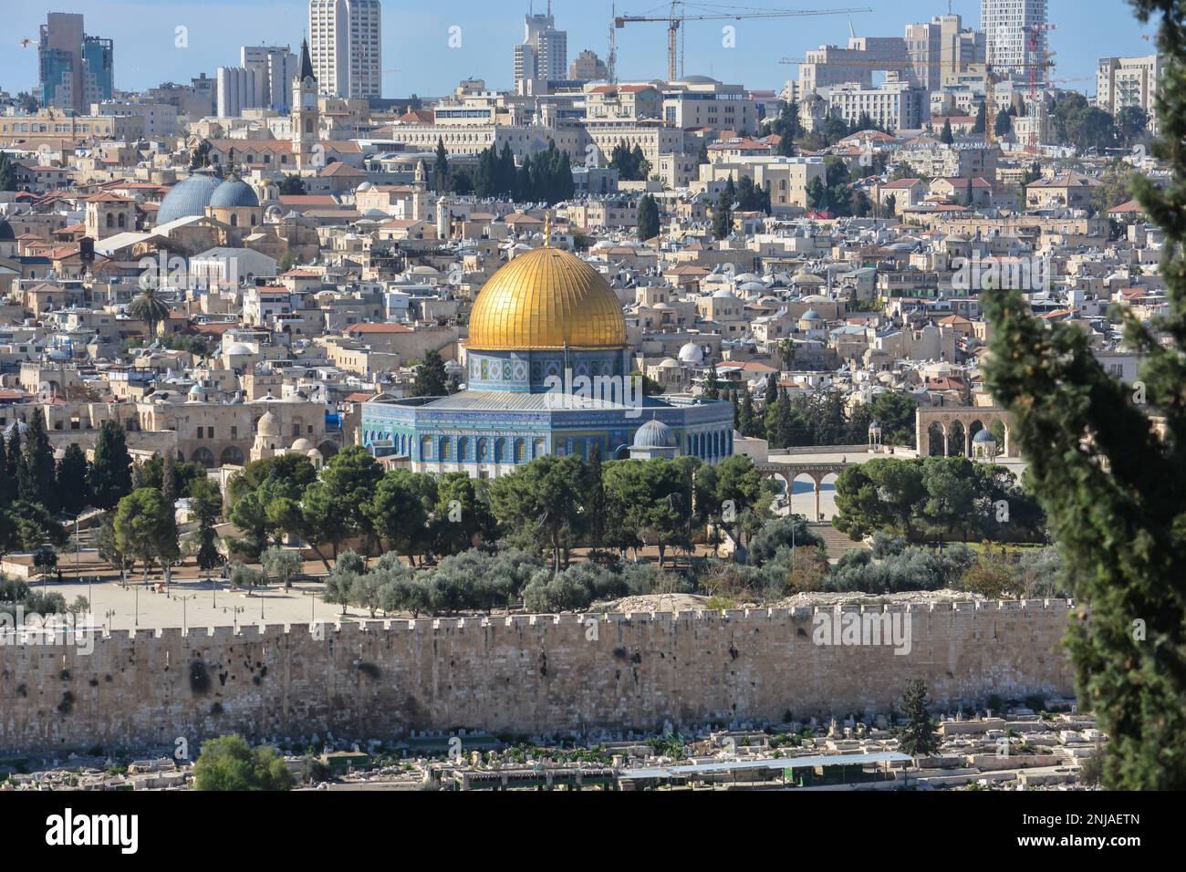 The Old City in Jerusalem. Ancient Jerusalem, a place of attraction for ...