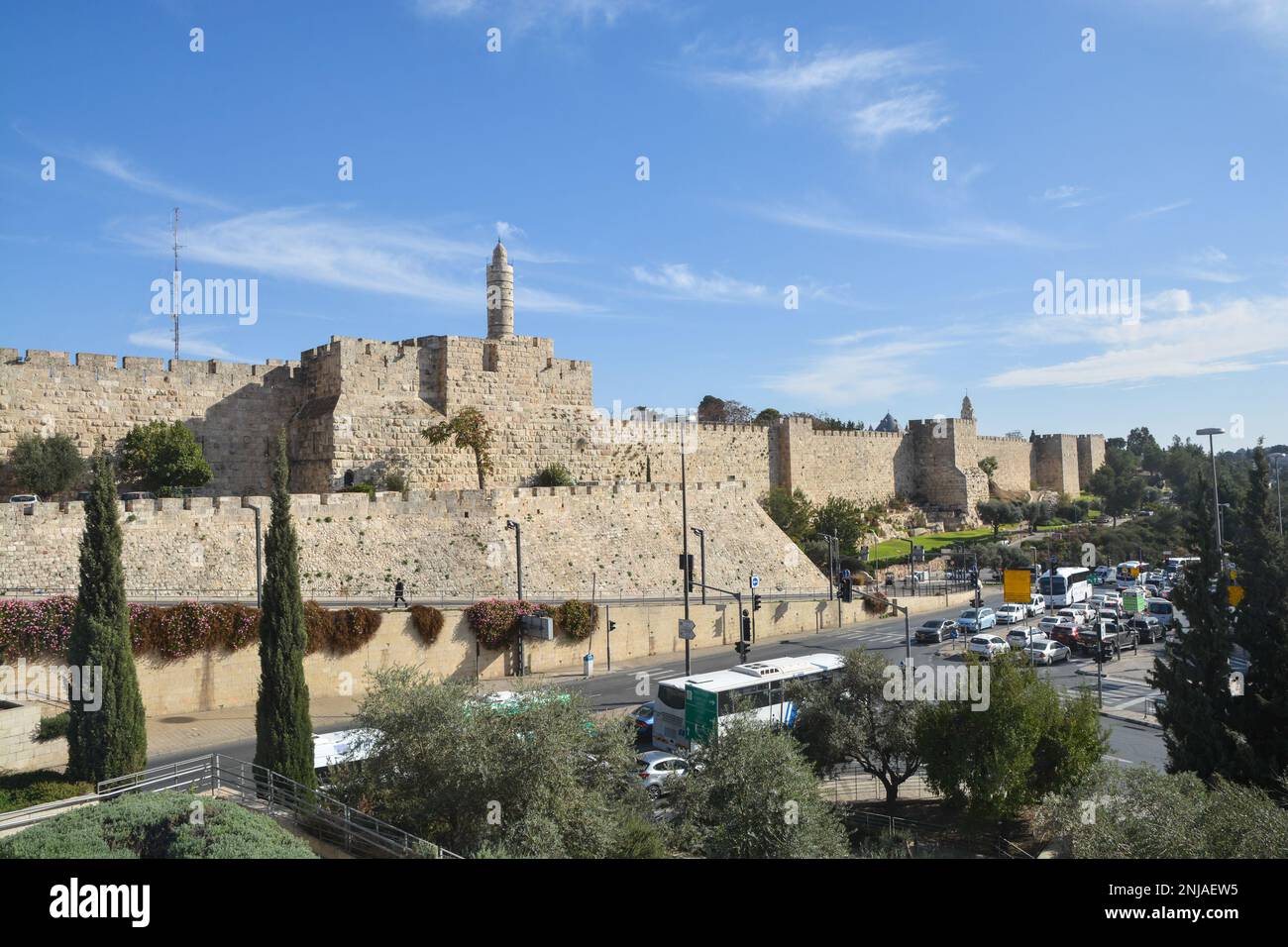 The Old City in Jerusalem. Ancient Jerusalem, a place of attraction for ...