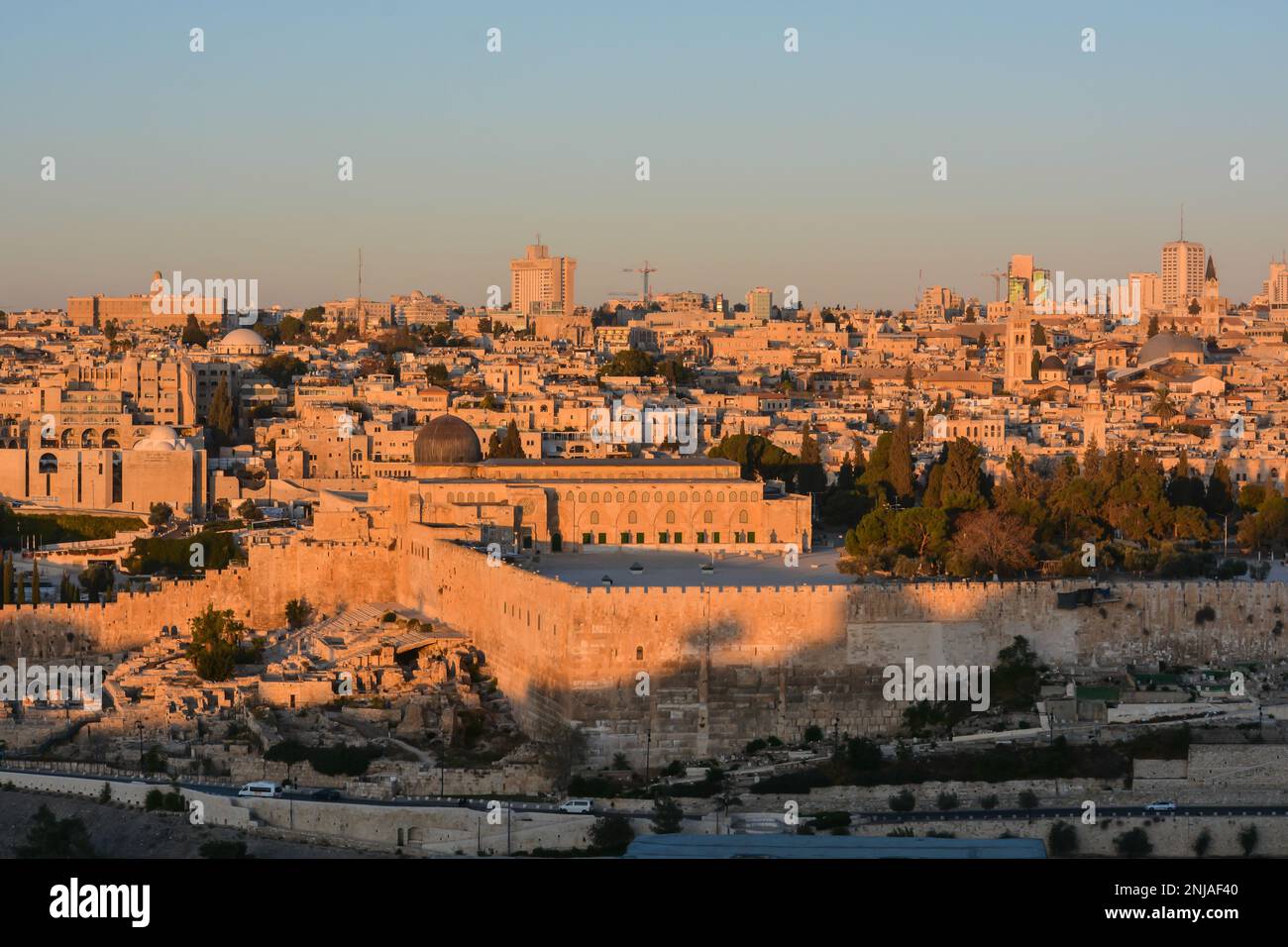 The Old City in Jerusalem. Ancient Jerusalem, a place of attraction for ...