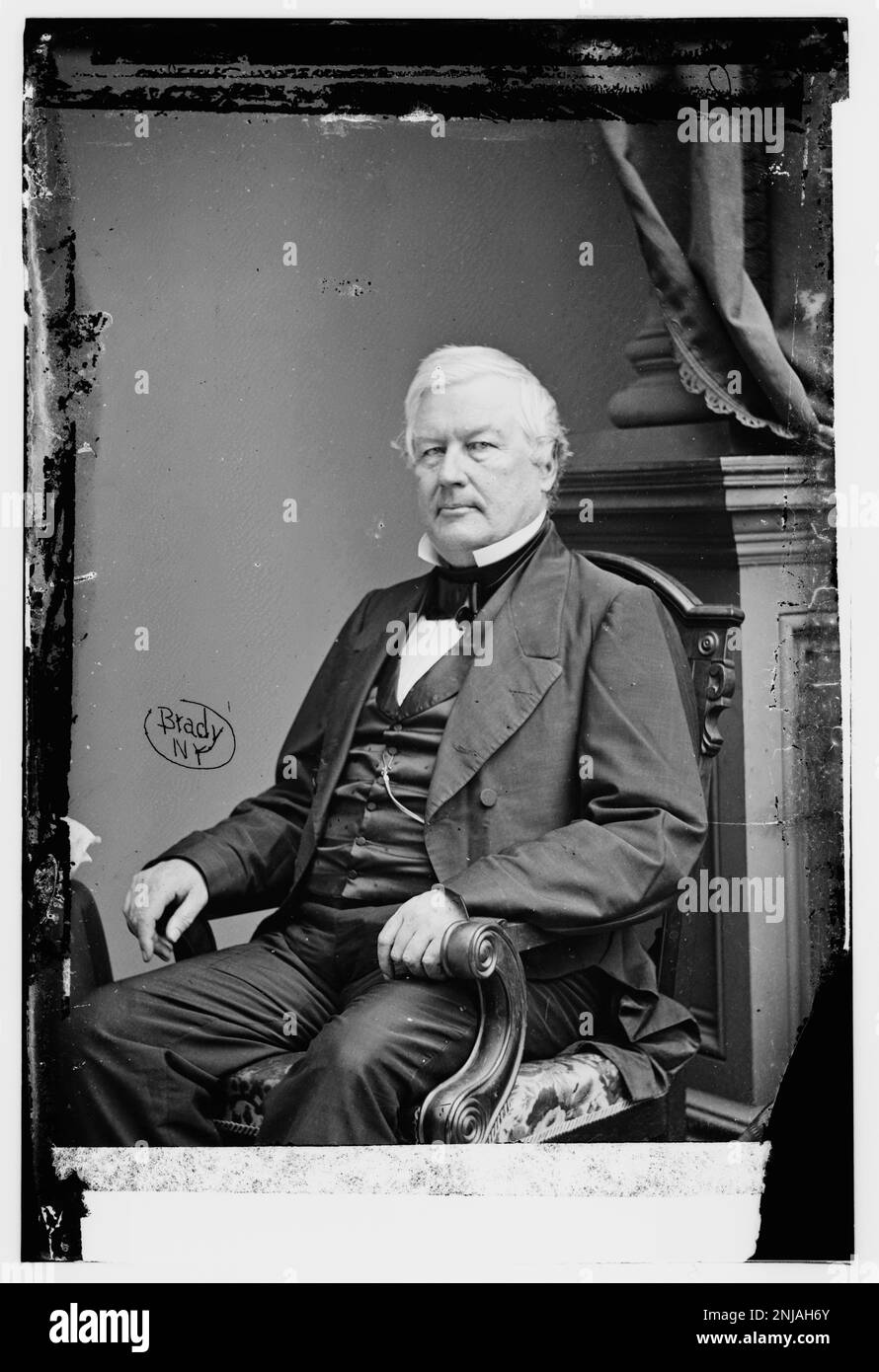 Portrait of President Millard Fillmore, 13th President of the United ...
