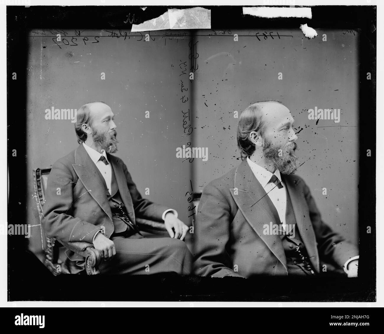 Portrait of Senator Thomas Collier Platt, a prominent U.S. politician ...