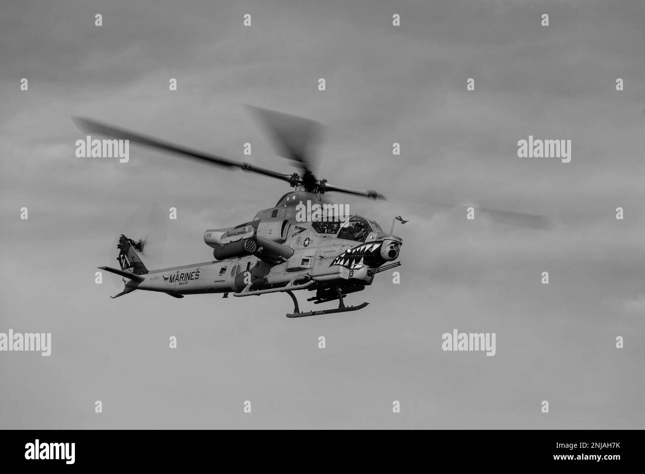 U.S. Marines with Marine Light Attack Helicopter Squadron (HMLA) 167 ...