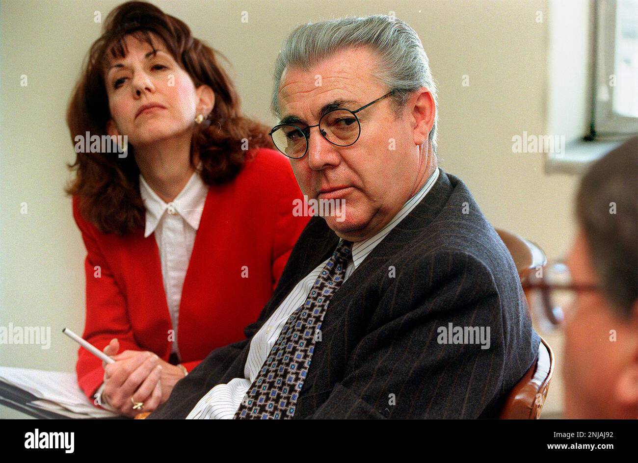 GARNIER2/C/19MAY98/CD/LH--Inspector Holly Pera and inspector Joseph ...