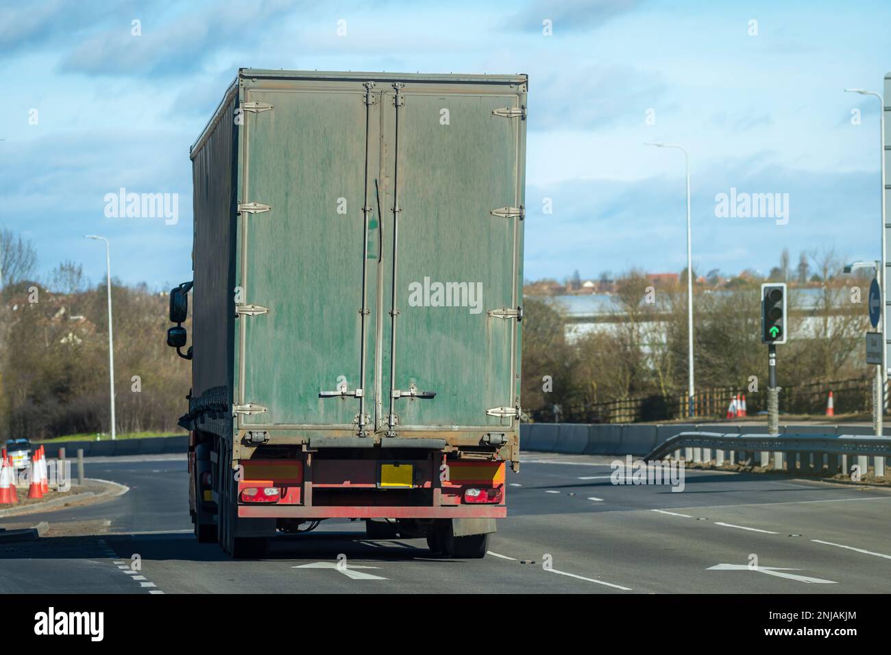 HGV vehicle truck traveling on motorway in England UK Stock Photo - Alamy