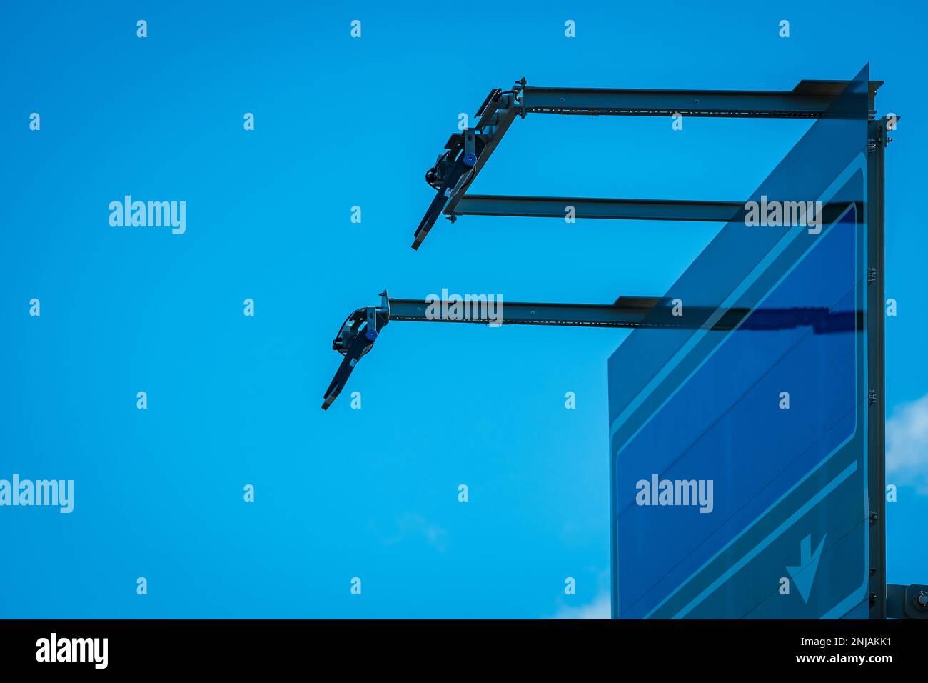 Blank motorway sign uk hi-res stock photography and images - Alamy