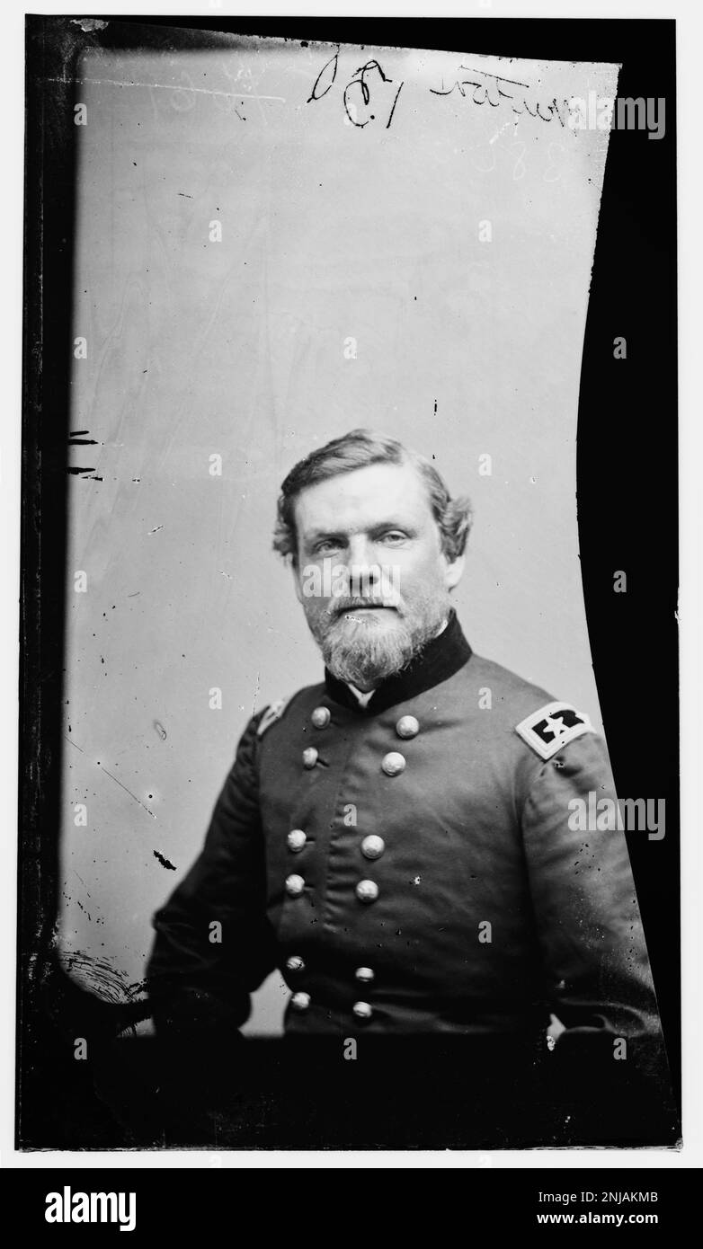 Portrait of General John Newton, U.S. Army, captured in the Library of ...