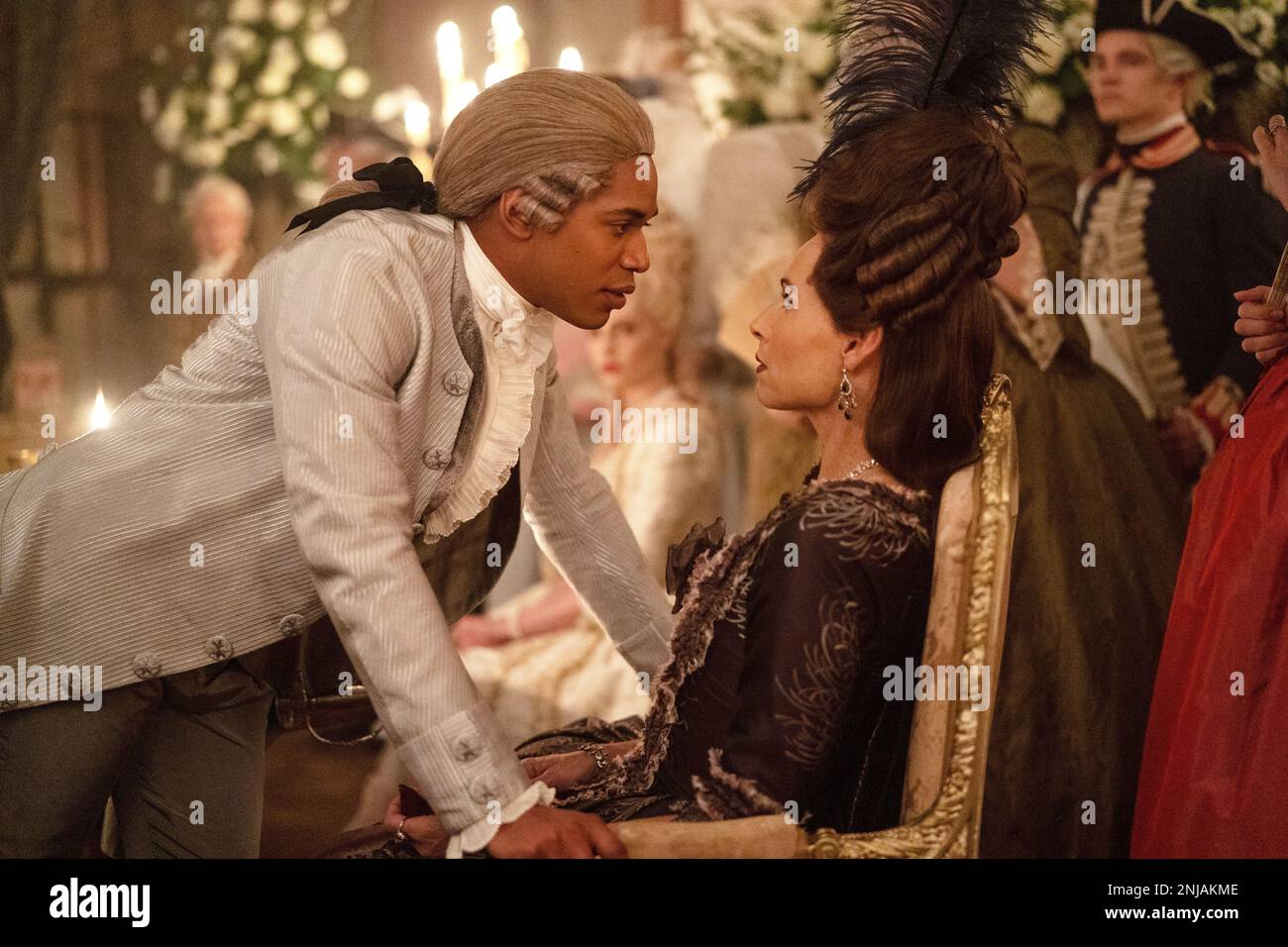 USA. Minnie Driver and Kelvin Harrison Jr. in (C)Searchlight Pictures new film: Chevalier (2023 ...