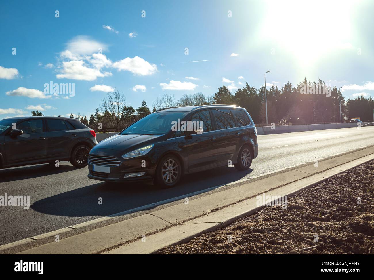 Traveling on highway wales hi-res stock photography and images - Alamy