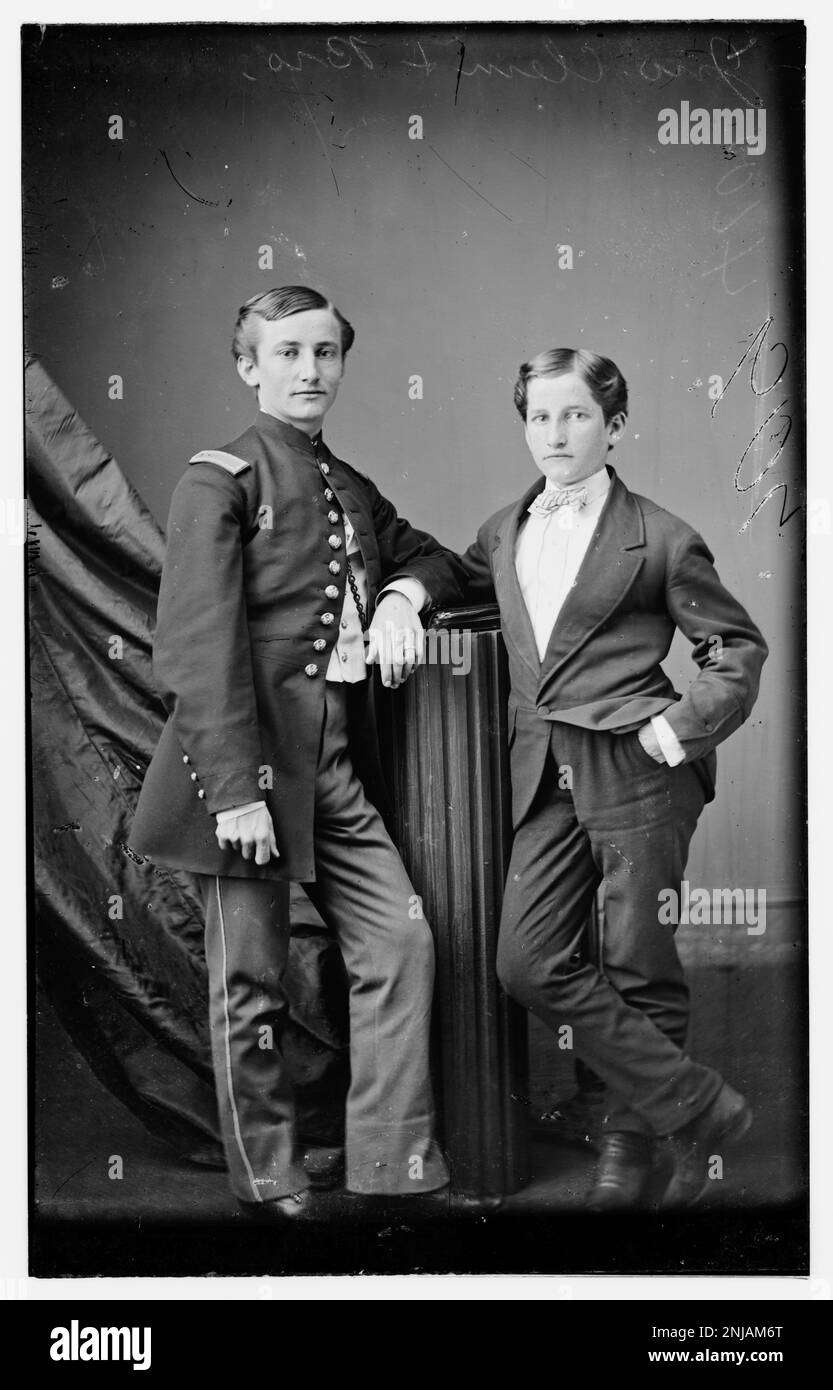 Portrait of John Clem and his brother, notable figures from U.S ...