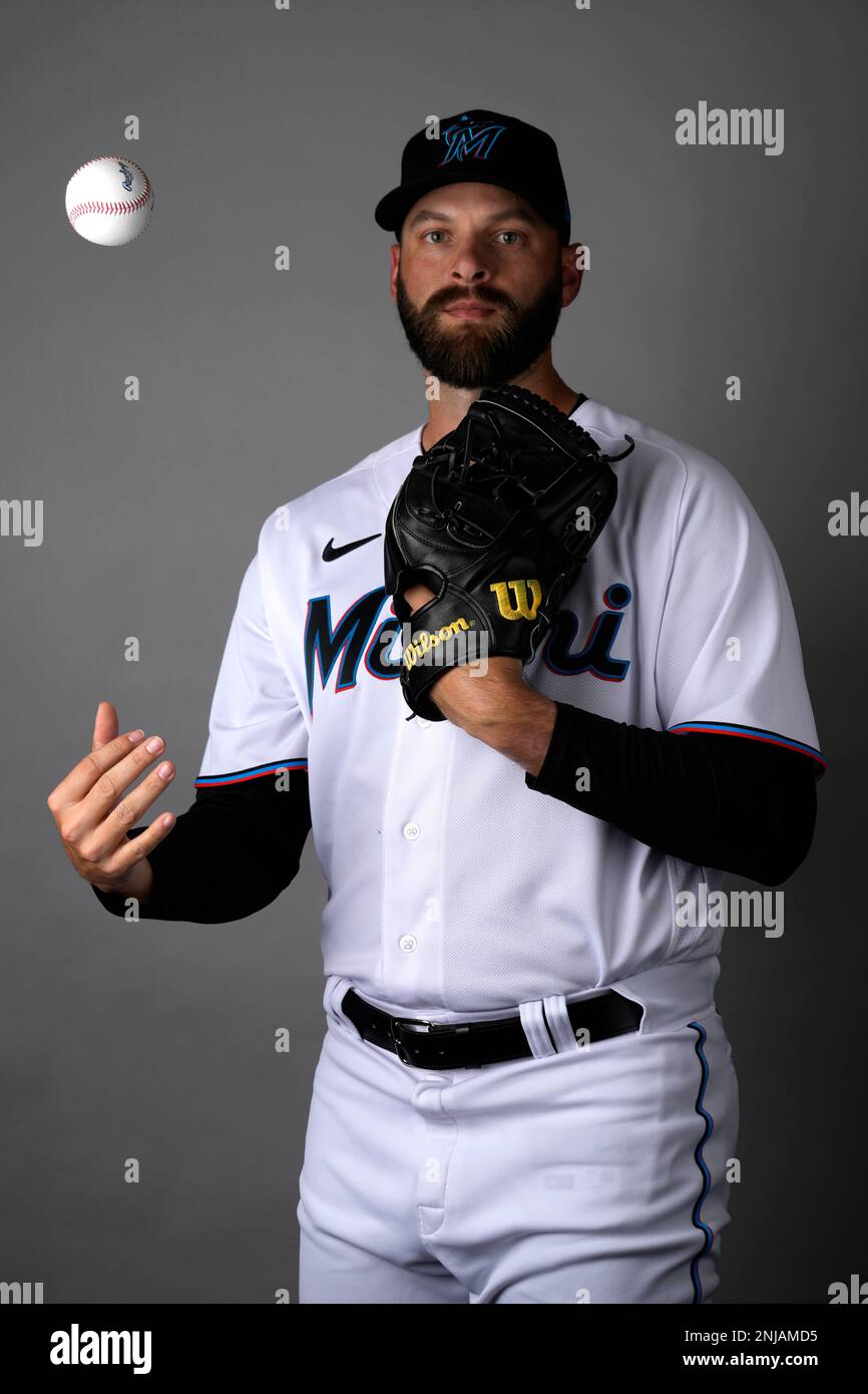 This is a 2023 photo of Tommy Nance of the Miami Marlins baseball team ...