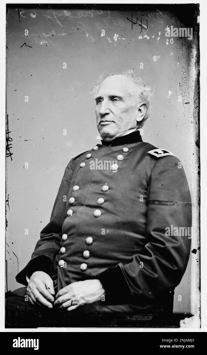Portrait of General Silas Casey, a Union general during the Civil War ...