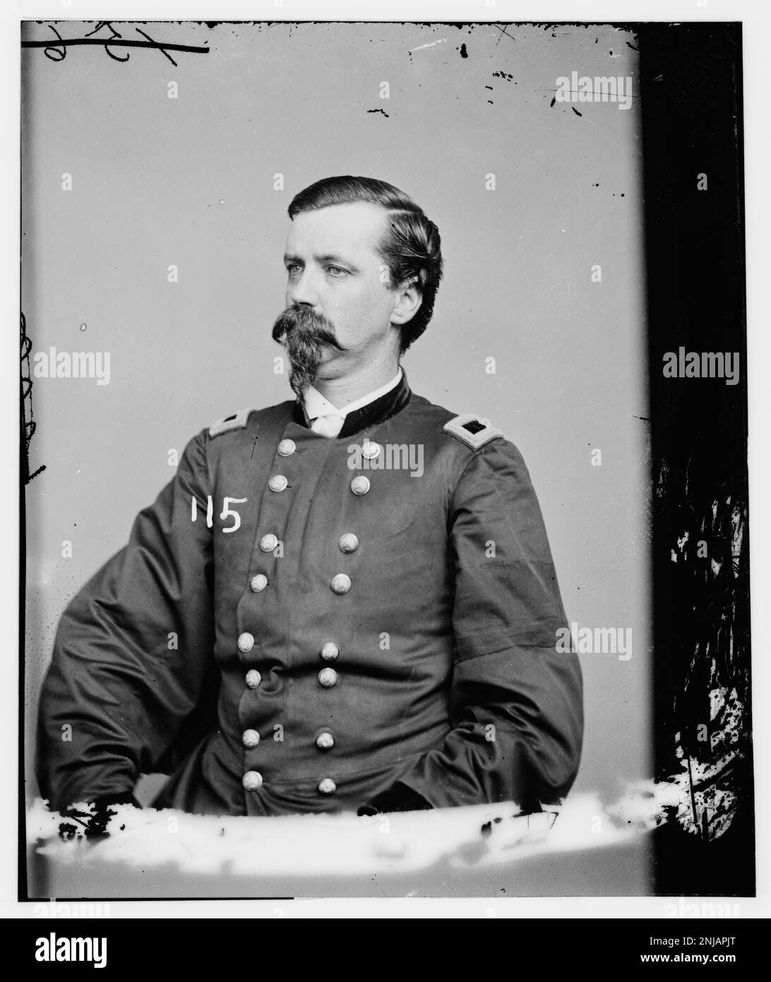 Portrait of General Foster, a U.S. Army officer during the Civil War ...