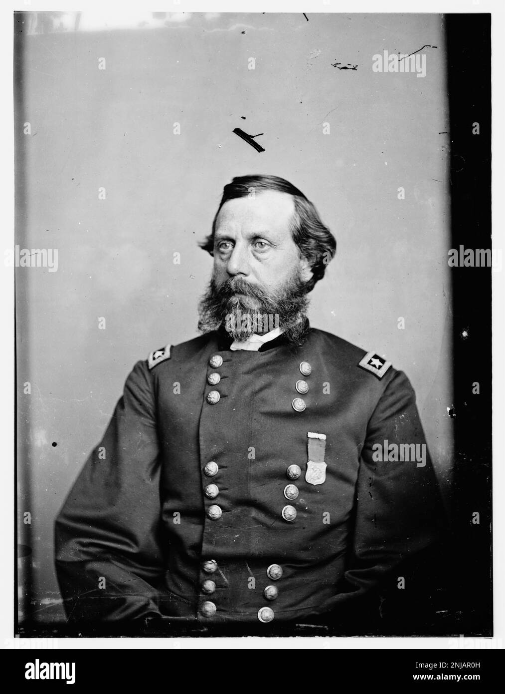 Portrait of General O.B. Wilcox, a U.S. Army officer, from the Library ...
