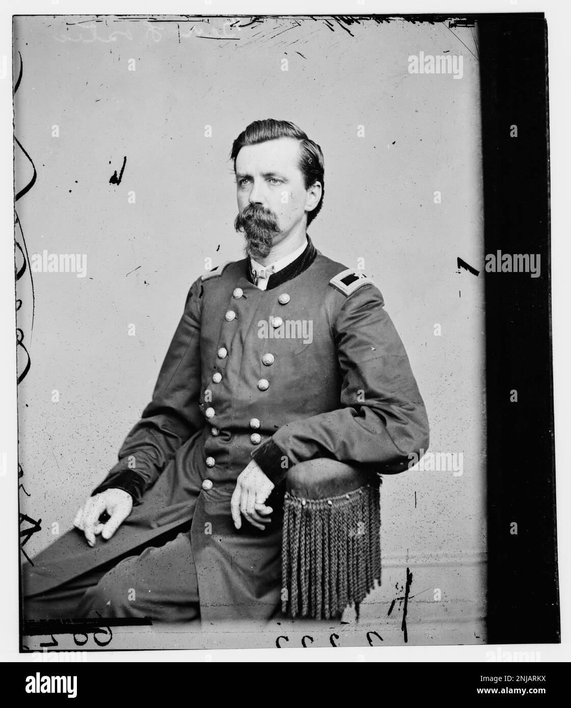 Portrait of General Foster, a U.S. Army officer, from the Library of ...