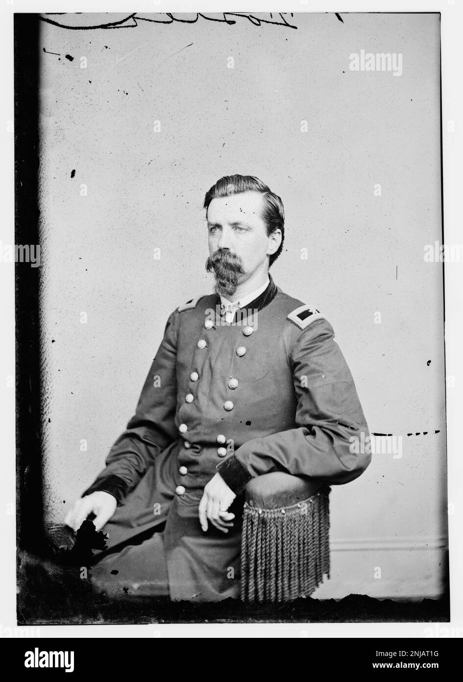 Portrait of General Foster, a U.S. Army officer, captured in the Brady ...