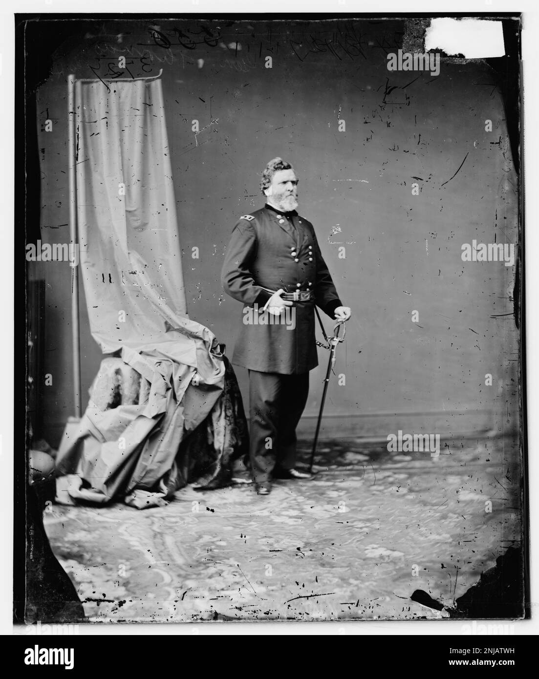 Photograph of General George H. Thomas, a Union general during the ...