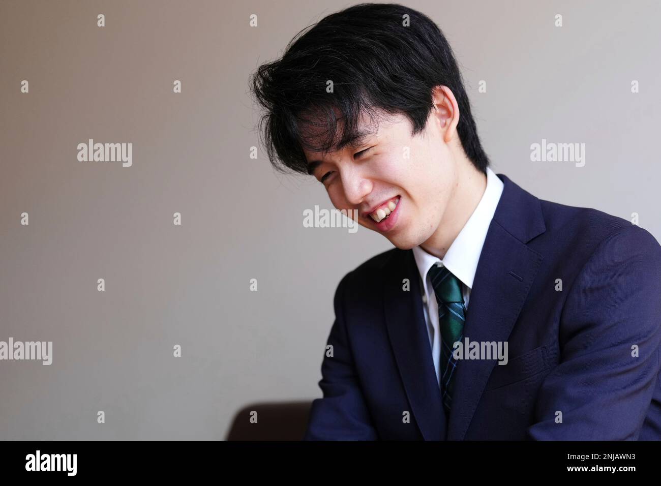 Sōta Fujii, a Japanese professional shogi player ranked 9-dan, speaks ...