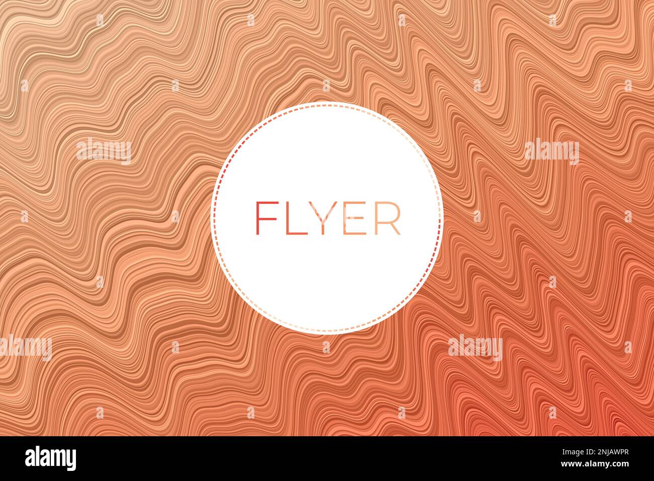 Artistic banner design. Abstract digital art in peach colors. Creative ...