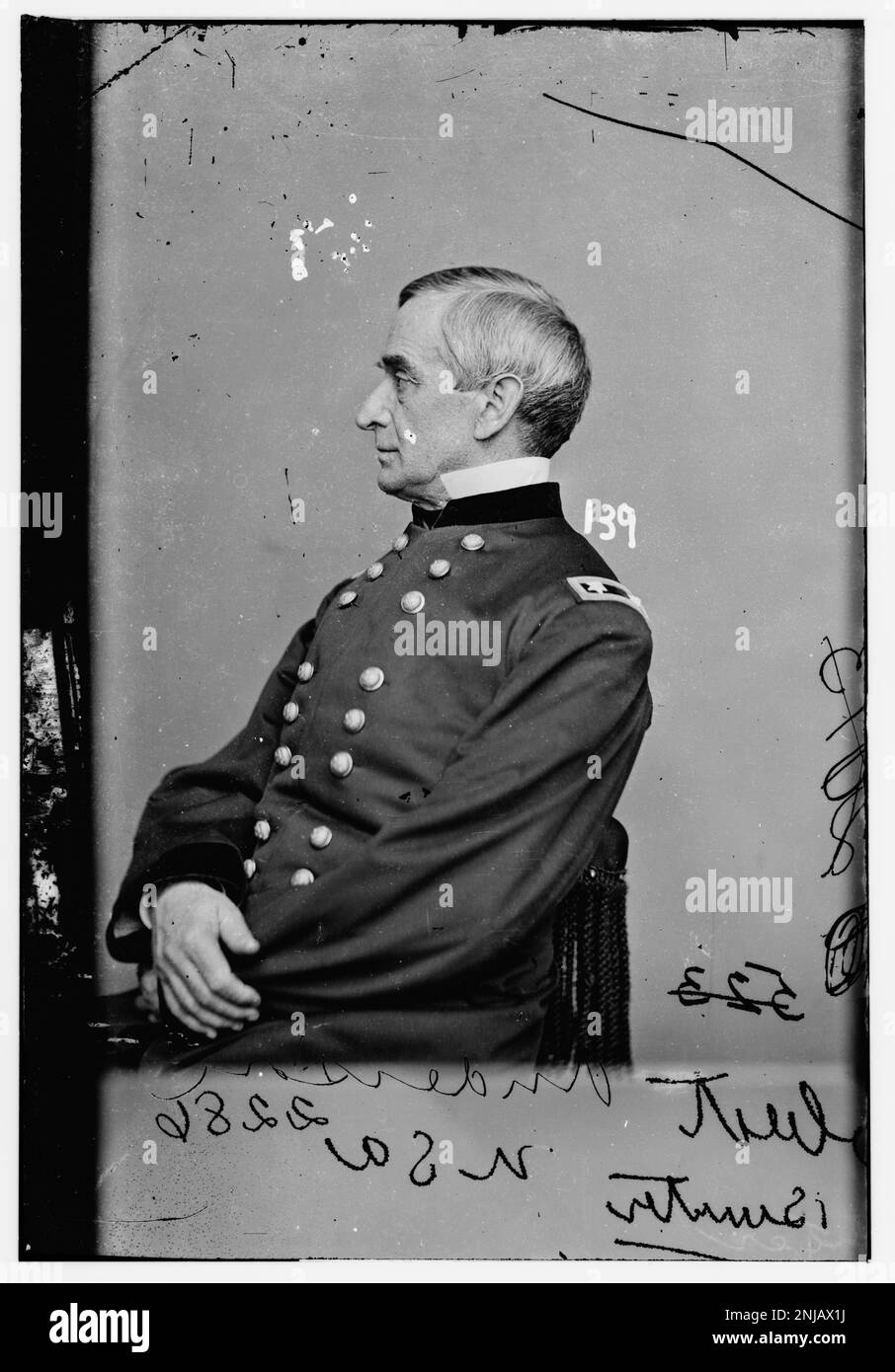 Portrait of General Robert Anderson, a U.S. Army officer, captured in ...