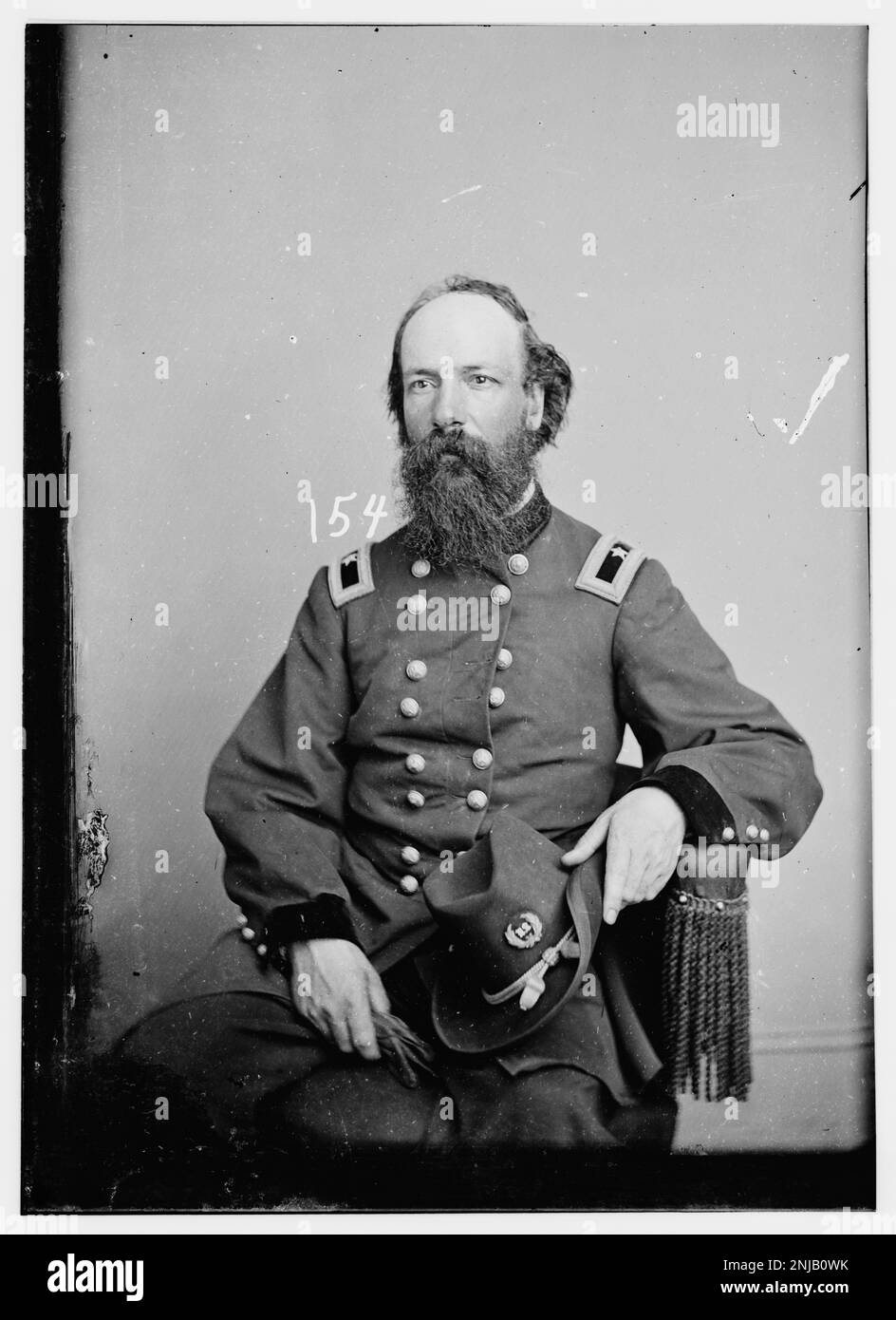 Portrait of General Fuller, a military officer, preserved in the Brady ...