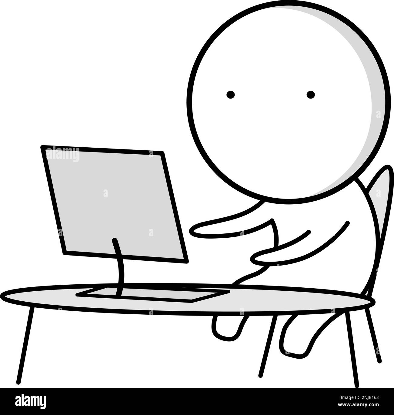 Portfolio computer Black and White Stock Photos & Images - Alamy