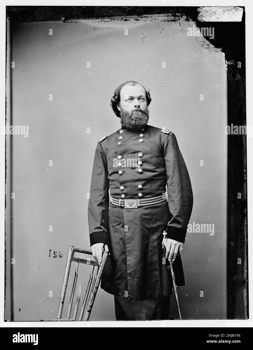 Portrait of General Q.A. Gilmore, a U.S. Army officer during the ...