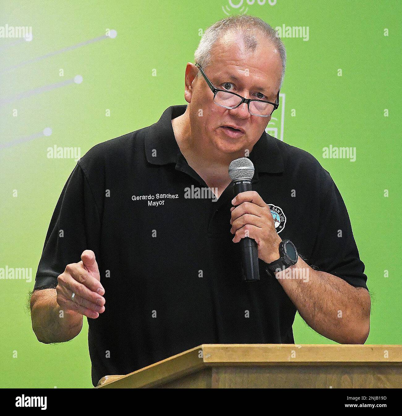 San Luis Mayor Gerardo Sanchez speaks at the kickoff event for Yuma ...