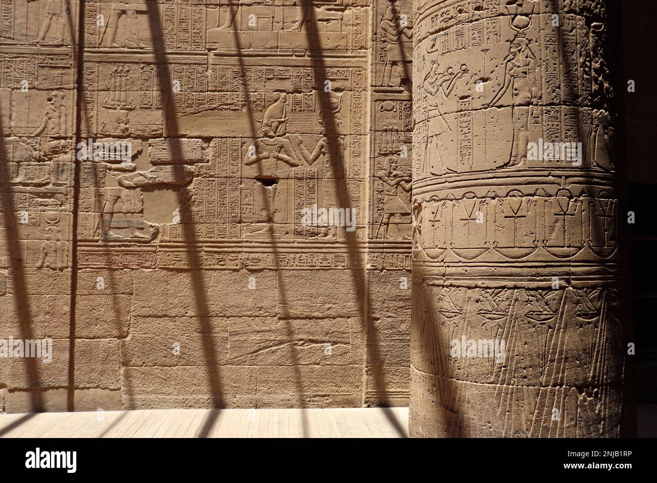 Hieroglyphic symbols philae hi-res stock photography and images - Alamy