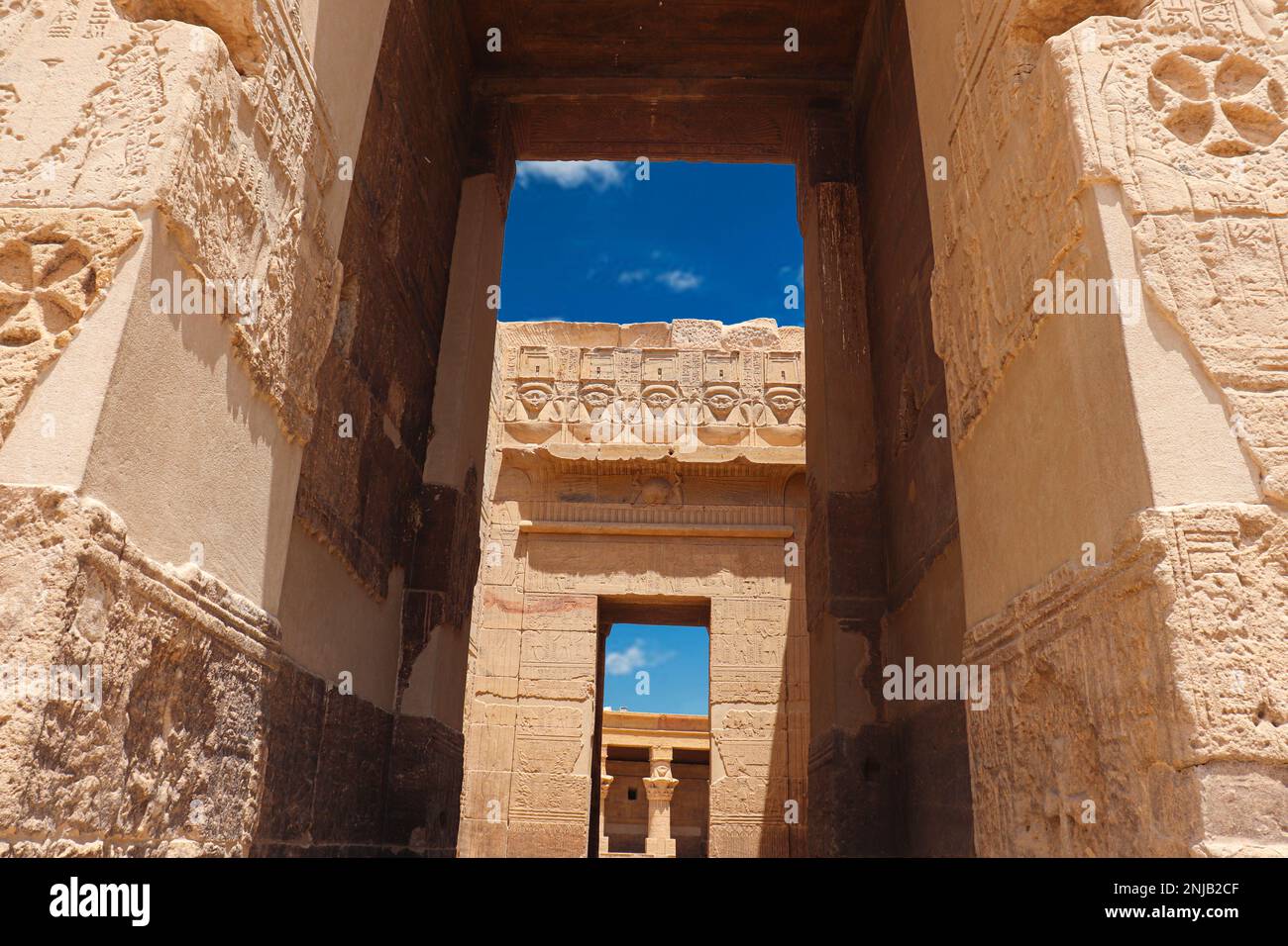 Hieroglyphic symbols philae hi-res stock photography and images - Alamy