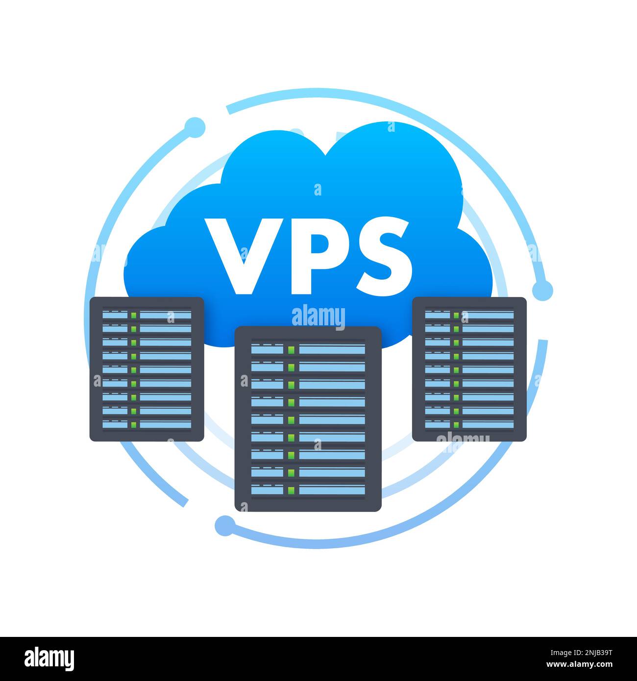 Virtual private cloud background Stock Vector Images - Alamy