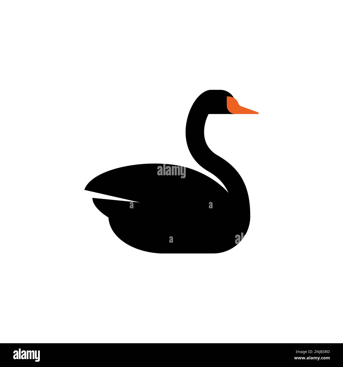 Black swan sign hi-res stock photography and images - Alamy