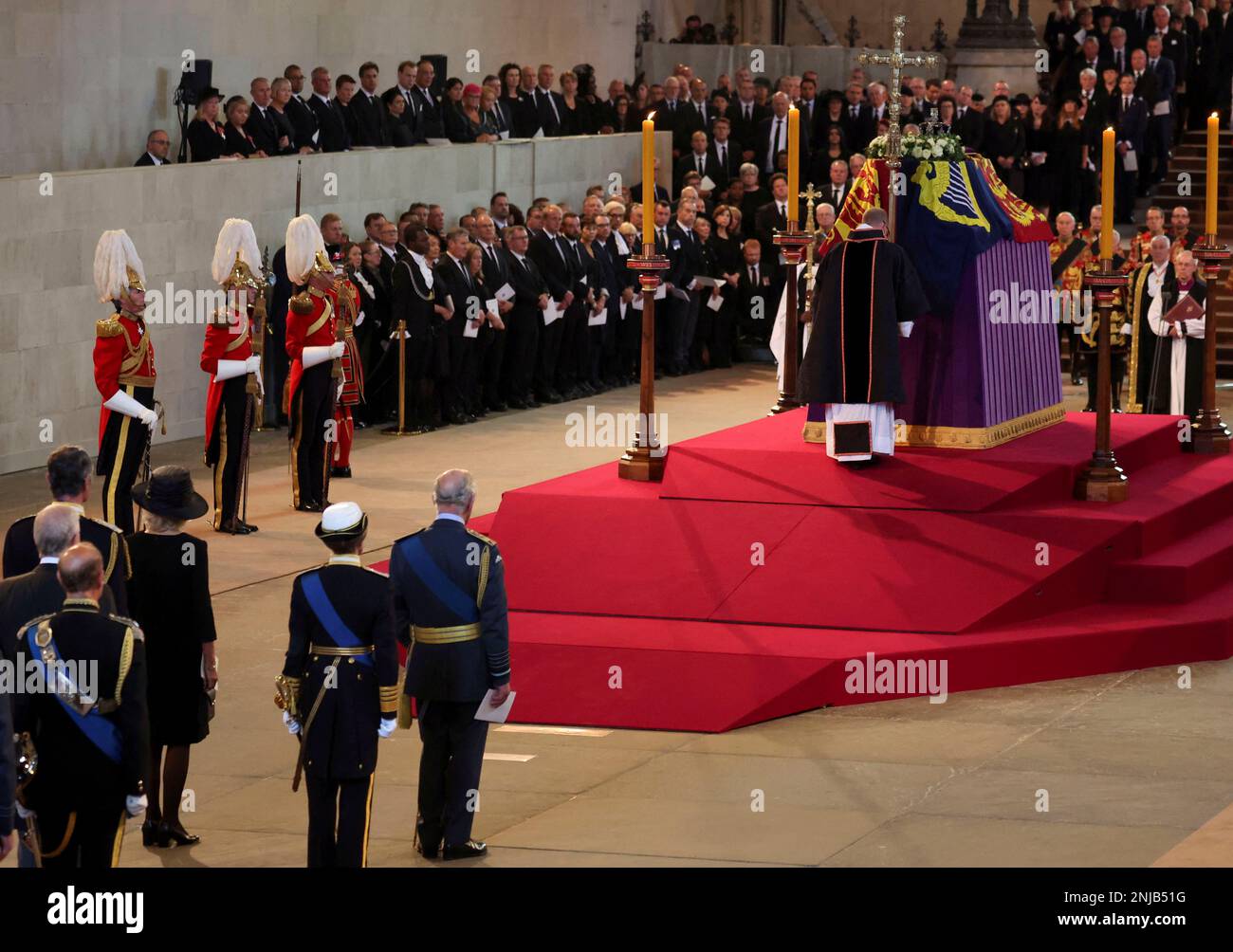 Britain's King Charles II, Camilla, the Queen Consort and Princess Anne ...