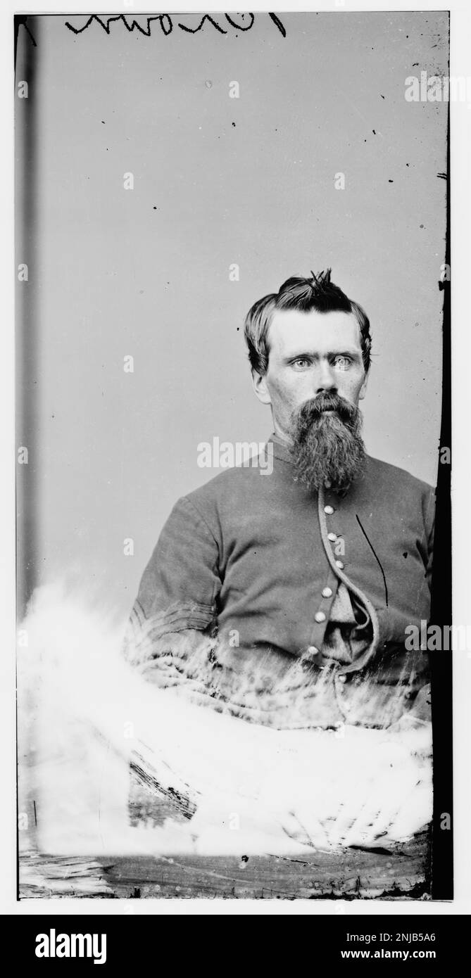 Portrait of Colonel Brown, a U.S. Army officer, captured as part of the ...